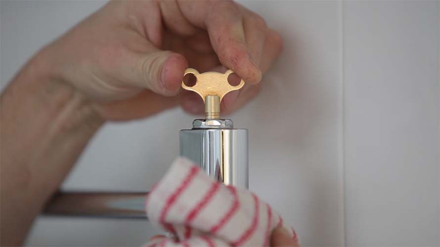 How to bleed a heated towel rail | BestHeating Advice Centre